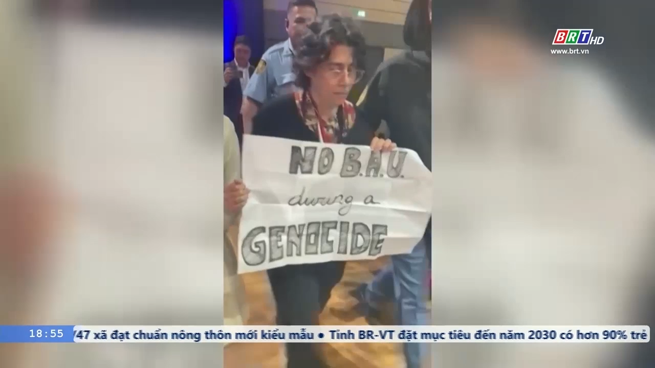 Biểu tình phản đối xung đột Gaza gây gián đoạn COP29