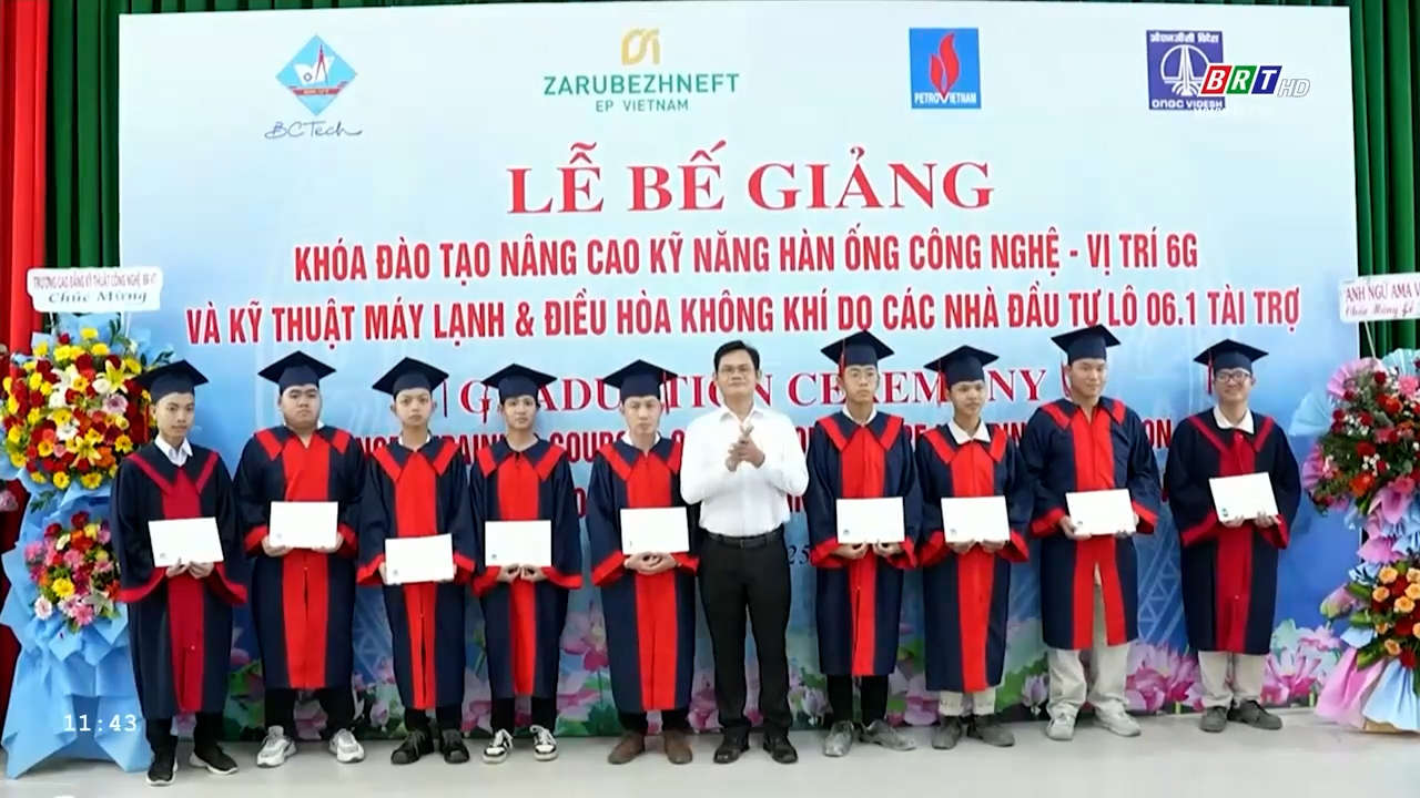 50 học viên nghề của gói tài trợ 45 ngàn USD đã tốt nghiệp